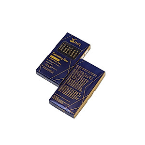 UMC STAG 24 Pieces Black Colour Premium Embroidery Floss| 100% Egyptian Cotton Premium Skeins | Cross Stitch Embroidery Thread | Oeko TEX Certified Stranded Cotton | Perfect for Arts & Crafts