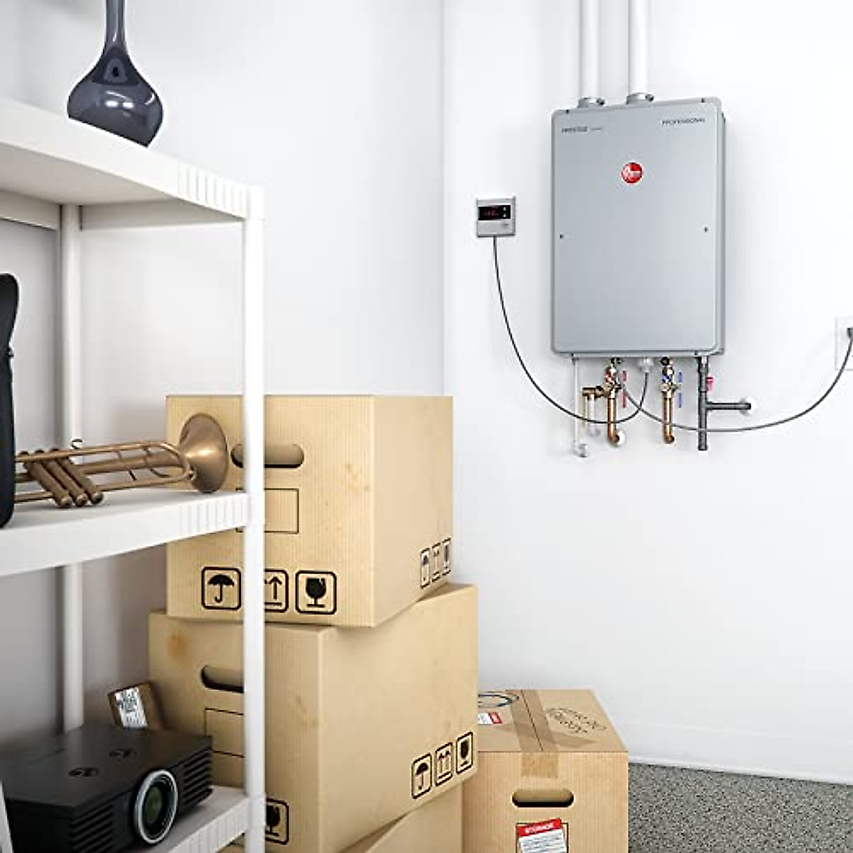 Rheem Prestige High Efficiency 9.5GPM Indoor Natural Gas Tankless Water Heater