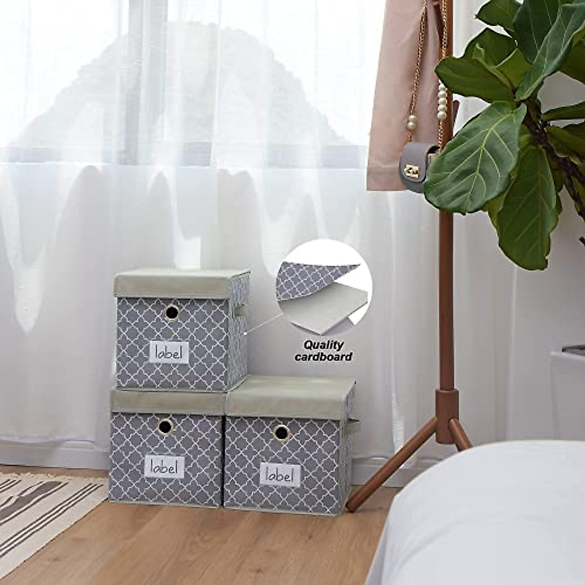 GRANNY SAYS Bundle of 3-Pack Storage Cubes for Closet & 3-Pack Storage Cubes for Organizing