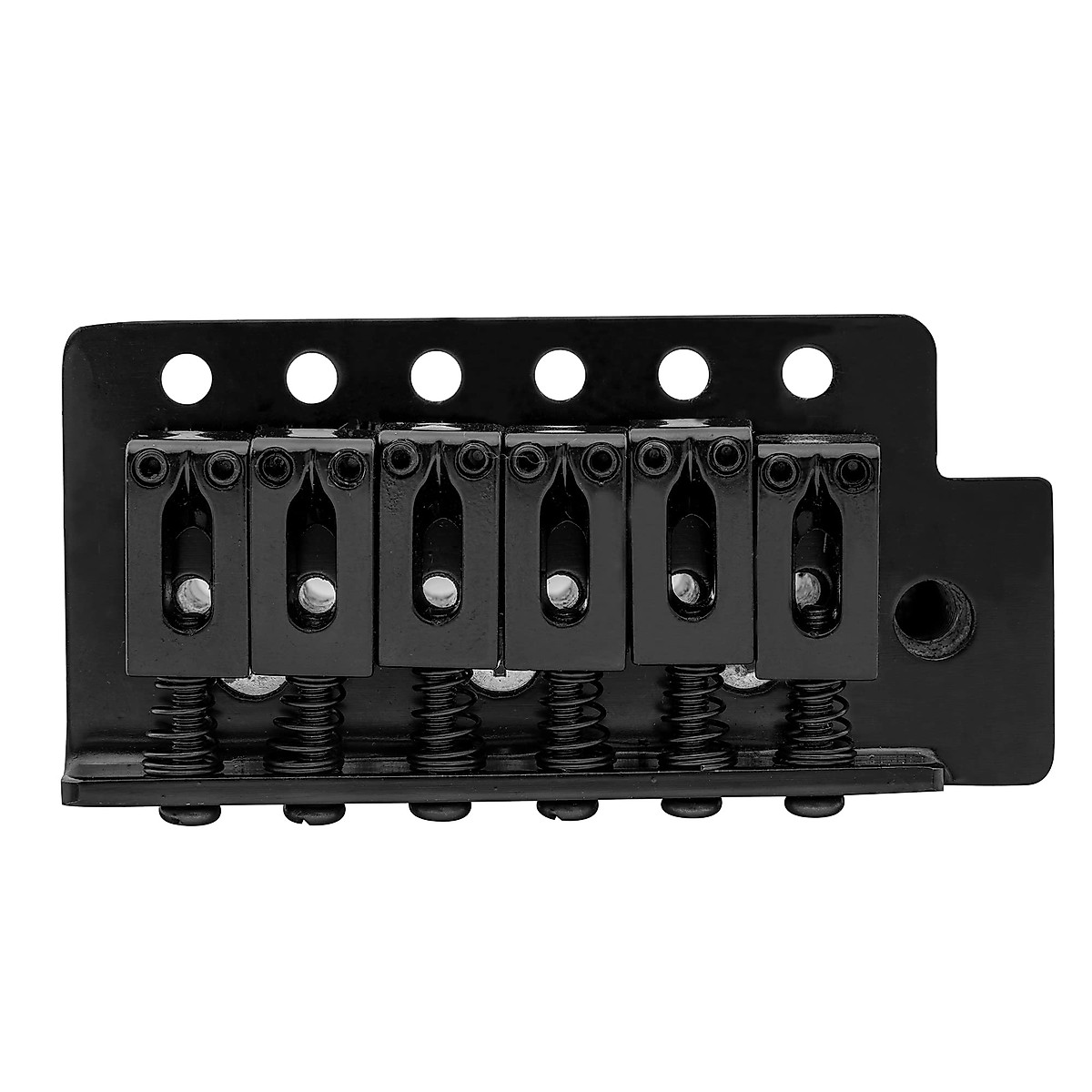 Musiclily 52.5mm Guitar Stratocaster Tremolo Bridge Set for Fender Strat Squier Electric Guitar Replacement, Black
