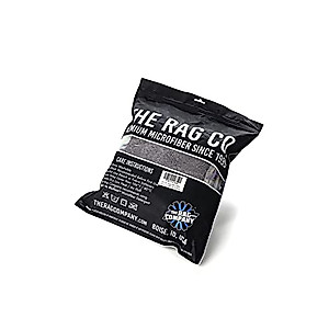 The Rag Company - Eagle Edgeless 600 (3-Pack) Professional Korean 70/30 Blend Super Plush, Microfiber Auto Detailing Towels, Buffing & Polishing, 600gsm, 16in x 16in, Dark Grey