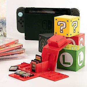 Game Case for Nintendo Switch, Switch Game Card Holder 16 Game Storage Cube Portable Game Card Organizer for Switch lite
