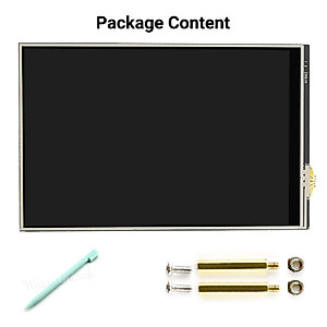 Waveshare 4inch Screen for Raspberry Pi Touch Display TFT LCD 480x320 Resolution Supports any revision of Raspberry Pi (Directly-Pluggable)
