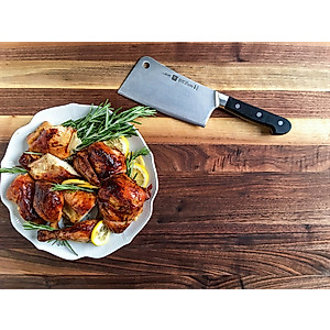 ZWILLING Pro 6-Inch Meat Cleaver Razor-Sharp German Knife Set Made in Company-Owned German Factory with Special Formula Steel, Perfected for Almost 300 Years, Stainless Steel