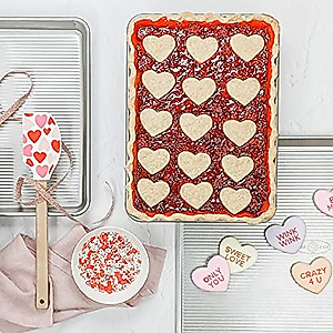 USA Pan Bakeware Half Sheet Pan, Warp Resistant Nonstick Baking Pan, Made in the USA from Aluminized Steel 17 1/4 x12 1/4 x1