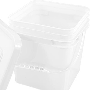 Zerodeko Cereal Container Laundry Container Washing Powder Bucket Laundry Powder Pods Storage Bin Box Fabric Softener Dispenser for Liquid Shampoo Laundry Room Rice Container