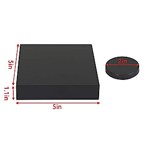 KINGLEV Magnetic Levitation Platform, 360° Floating Rotating Display Stand Disk Holder, Home Decor Sculpture Art Show Shelf, for Living Room,Office, Shop Decoration, Up to 350g(13 Ounces)