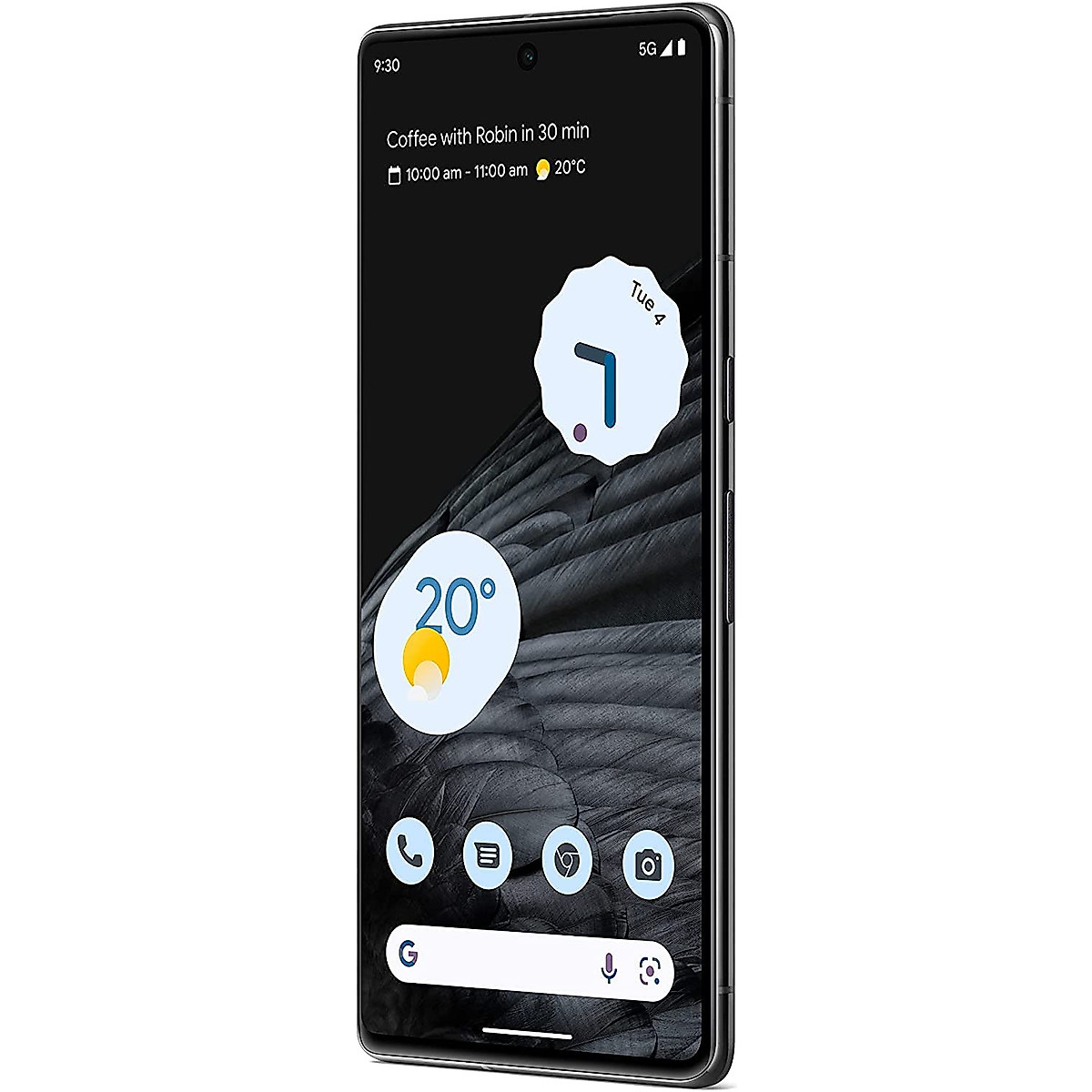 Google Pixel 7 Pro 5G 128GB 12GB RAM 24-Hour Battery Factory Unlocked for All Carriers Global Version - Obsidian
