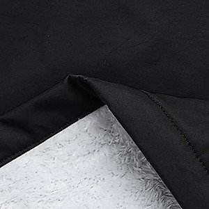 Women's Lined Fleece Rain Jacket Winter Outdoor Waterproof Hooded Raincoat Ladies Snow Warm Ski Jackets Solid Color