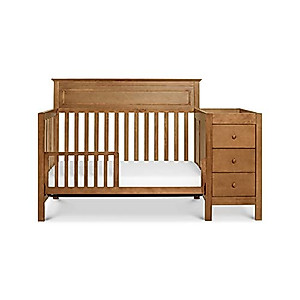 DaVinci Autumn 4-in-1 Crib and Changer Combo in Chestnut | Greenguard Gold Certified