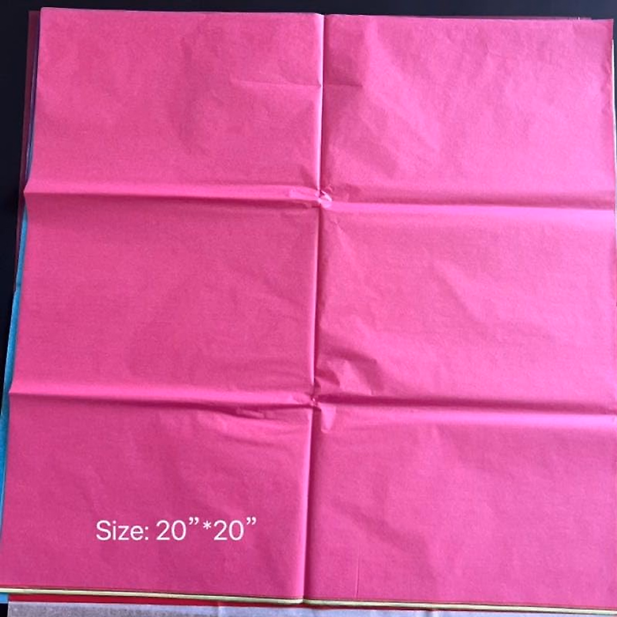 24 Sheets in 24 Colors, 20"*20" Colorful Pack Gift Tissue Paper for Gifts, Birthdays, Holidays, and All Occasions