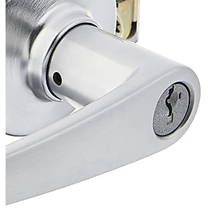 Kwikset 94050-622 Delta Entry Lever Featuring Smartkey Re-Key Security, Satin Chrome