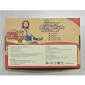 EFO SHM Doctor Kit for Kids, 34 Pcs Kids Doctor Playset kit for Toddlers 3-5 with Medical Storage Bag & Real Stethoscope, for Boys and Girls Fun Role Playing Game, Doctor Play for Kids Toddlers