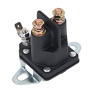 Yosoo 3 Pole Universal Starter Solenoid, 12 V 435097 Start Solenoid, Garden Tools Accessory, for MTD 109946 146154 T1200 Lawn Mower