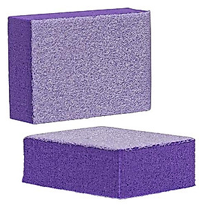 Americanails Mini Purple Buffers - (100/120 Grit) - Professional Salon Quality Buffing Blocks for Nails - Buff Nails Prior to Application of Polish, Gel Polish, Gel, Acrylic, Double-Sided, 50 Ct