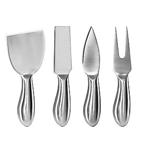 Oggi 7541 Stainless Steel 4-Piece Cheese Knife Set