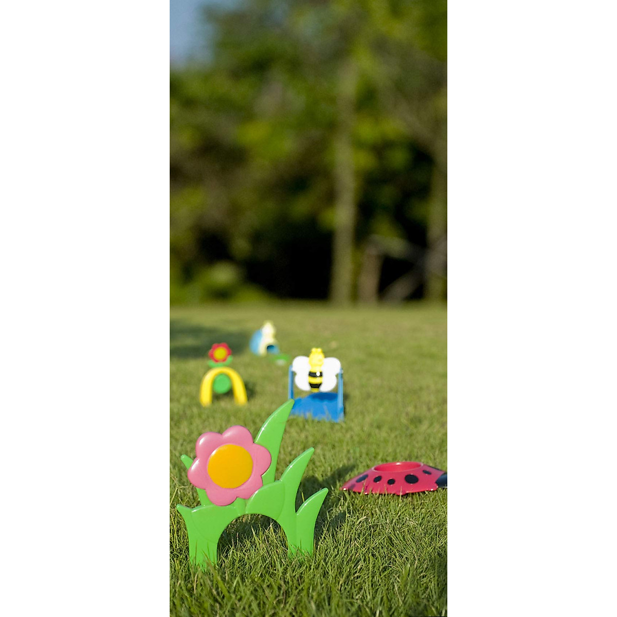 Party Hurray Children Golf Set, w/Golf Clubs, Practice Holes, Floral/Animal Obstacles, Golf Balls
