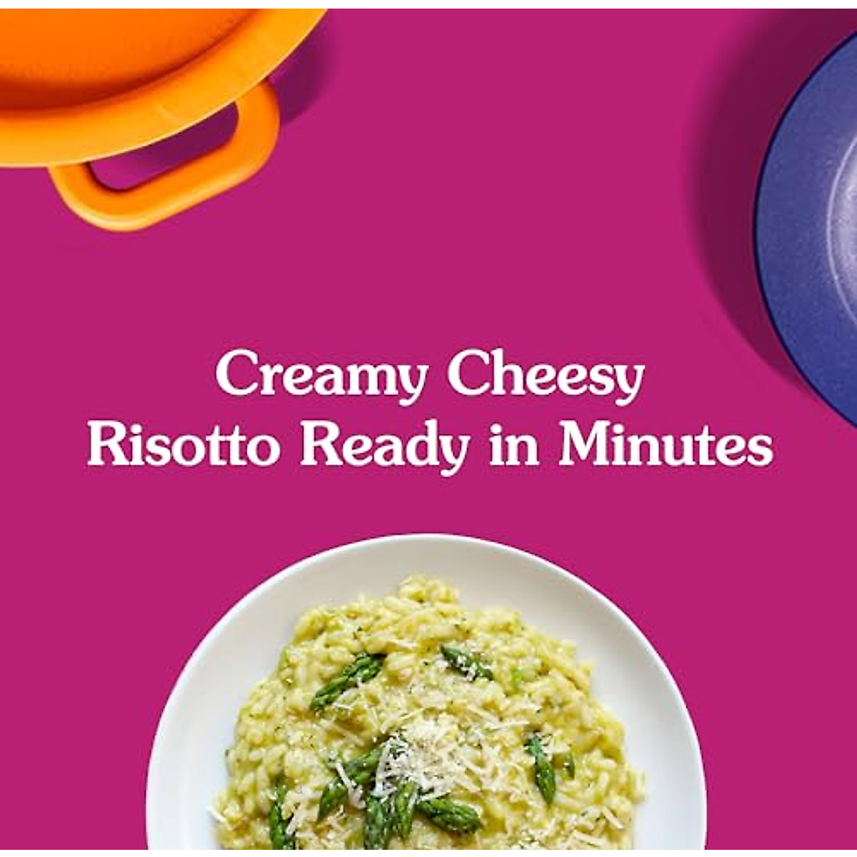BEN'S ORIGINAL Ready Rice Cheese Risotto Flavored Rice, Easy Dinner Side, 8.5 oz Pouch