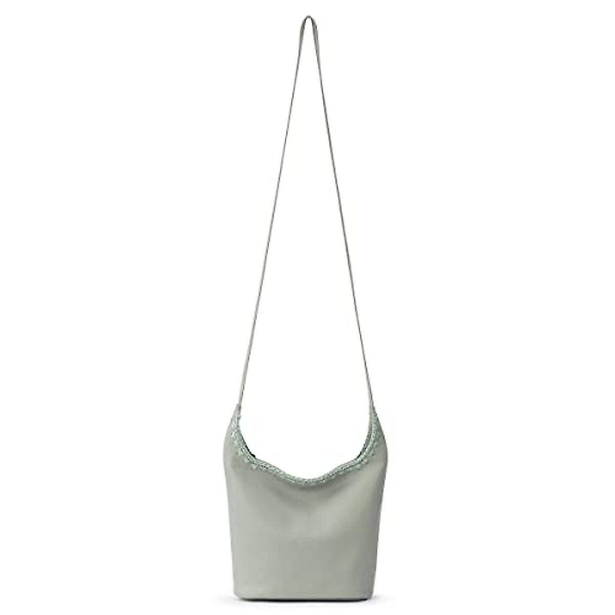 The Sak Asher Crossbody Bag in Leather, Large Purse with Single Shoulder Strap, Meadow