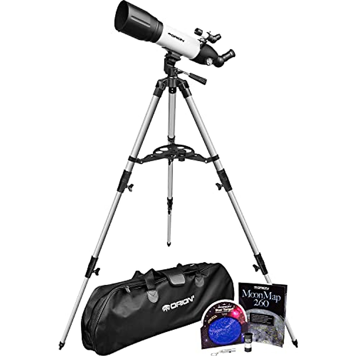 Orion StarBlast 90mm Altaz Travel Refractor Telescope Kit