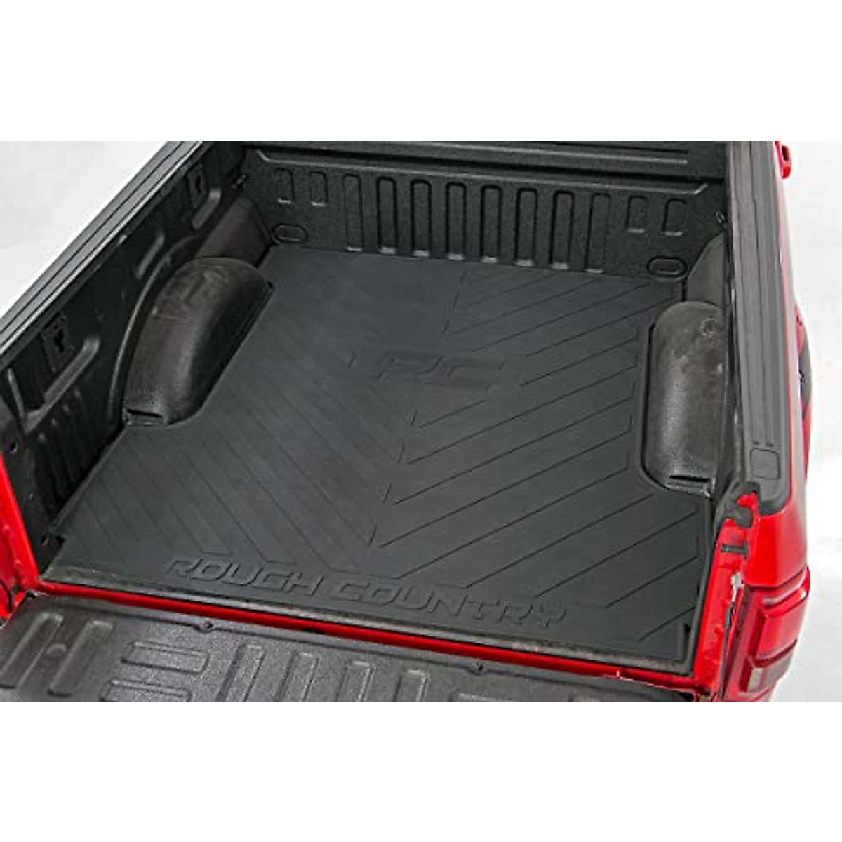 Rough Country Rubber Bed Mat for 2019-2022 Ram 1500 | 5'7" Bed - RCM685 - Black
