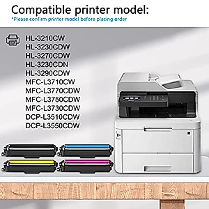 TN 227 Compatible TN-227BK TN-227C TN-227M TN-227Y high Yield Toner Cartridge Set - HIYOTA Replacement for Brother TN227 HL-3230CDW MFC-L3770CDW DCP-L3550CDW Series Printer (8 Pack ,2BK/2C/2M/2Y)