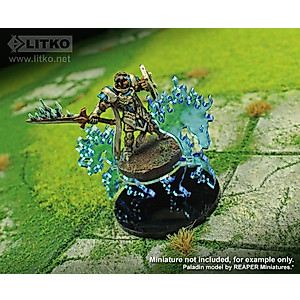 LITKO Character Mount | Phantom Steed | Ghost Horse | Role Playing Games | Compatible with Dungeons & Dragons and Pathfinder Games (50mm Round Base)