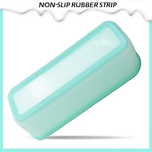 Artcome Set of 2 Ice Cream Tub Containers 1.5 Quart Ea. - Freezer Storage Tubs with Writable Labels - Double Insulation Design - Ideal for Sorbet, Ice Cream, Frozen Jelly & Frozen Yogurt - Mint Green