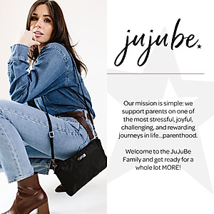 JuJuBe | Be Quick Shoulder Bag/Wristlet Purse Organizer for Travel or Diaper Bag | Camo Green