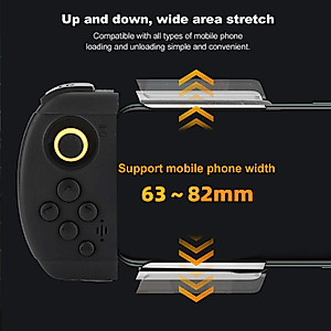 Mobile Controller for Android, Single Hand Phone Gamepad Plug and Play TypeC Joystick Mobile Gaming Controller Peripherals Equipment for Android