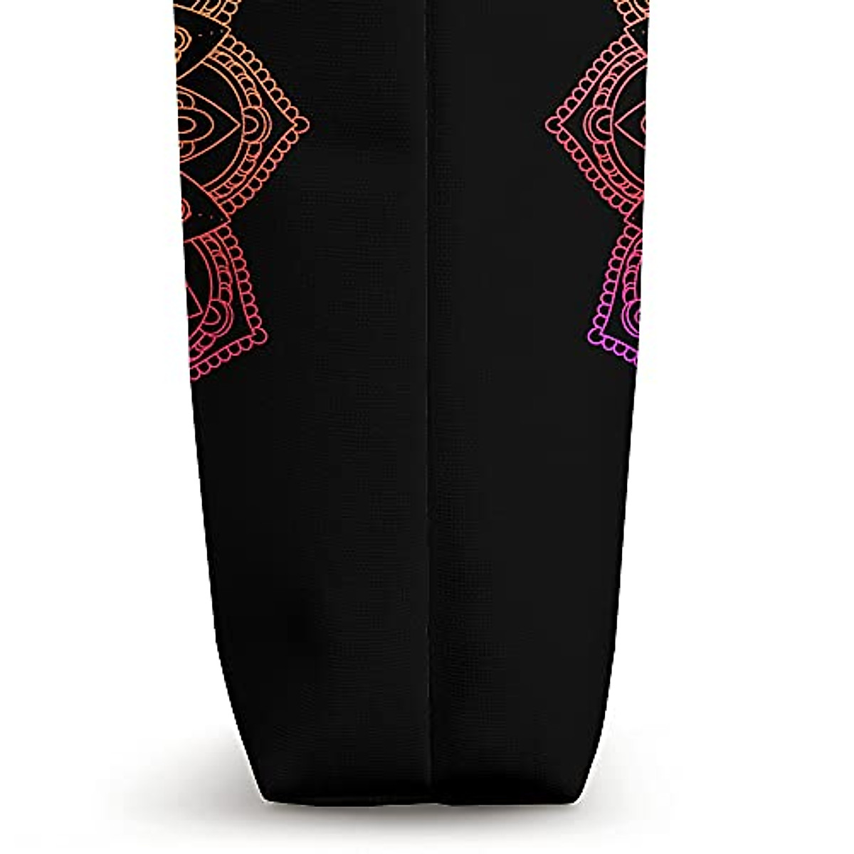 Tree of Life Cresent Moon Phases Floral Mandala Yoga Gift Tote Bag