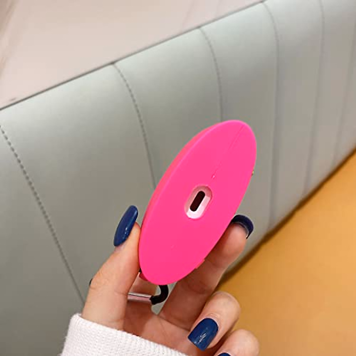 Air pod Pro Case, Food Design Airpod Pro Case for Girls Kids, 3D Cute Cartoon Funny Food Fashion Design Silicone Protective Skin Shell Compatible with 2019 Air pod Pro (Pro Candy Kids Rose red)