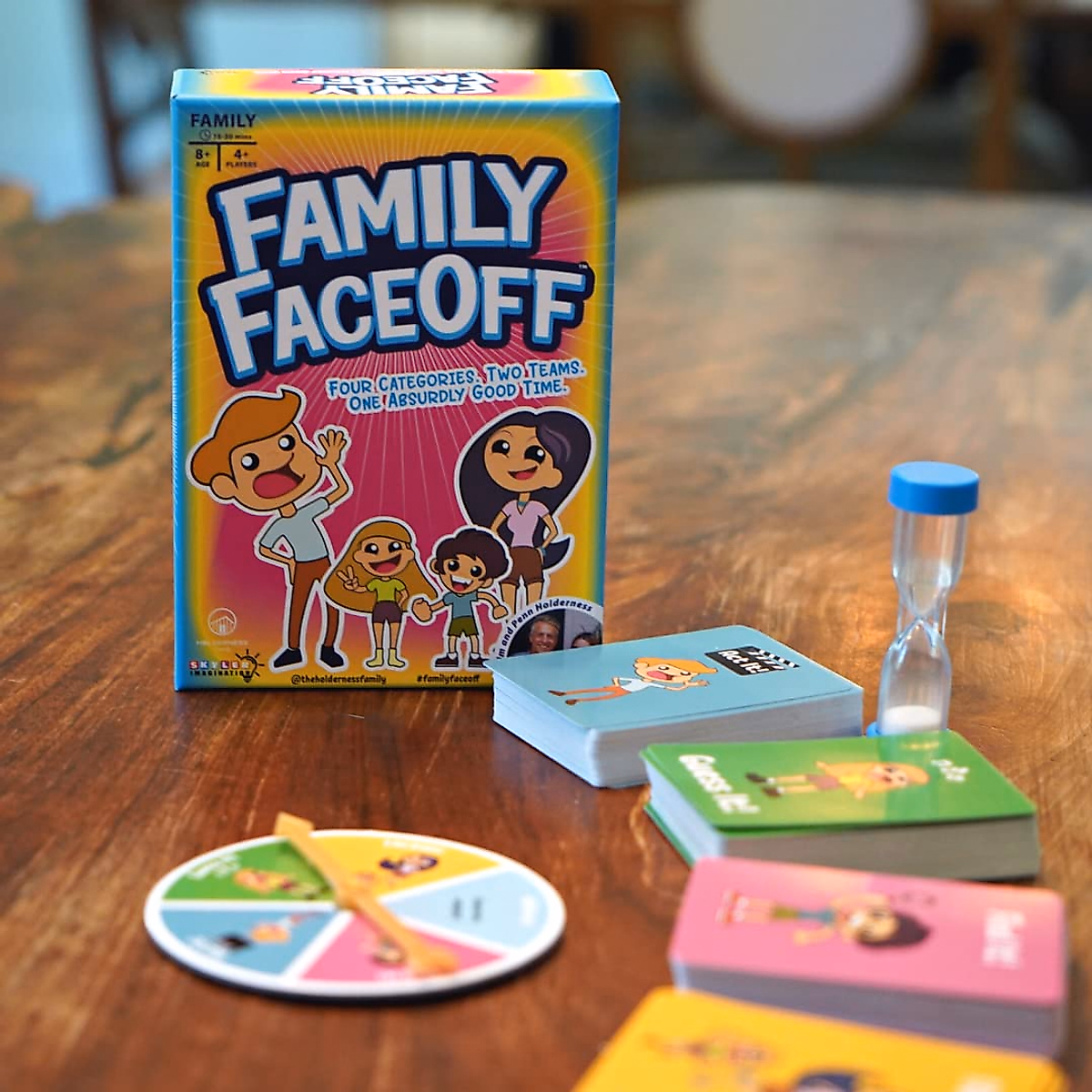 Skyler Imagination - Family Faceoff | Fun Active Game Meant to Get You Moving with The Holderness Family - Best to Play with Family During Rainy Day