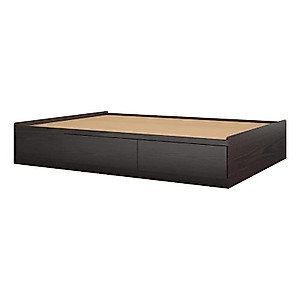 Ameriwood Home Full Platform Bed with Drawers, Espresso