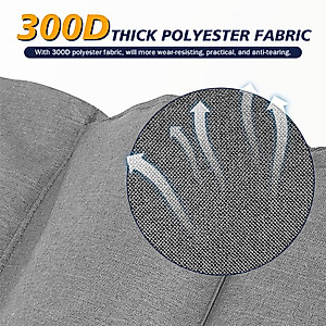 BAIGIO Bike Double Pannier Bags Waterproof Bicycle Rear Seat Panniers Pack with Reflective Stripe