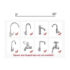 MOUMOUTEN Kitchen Sink Faucet Tap, Foldable Faucet Filter Retractable Kitchen Water Tap Filter, Water Clean Mini Purifier Filter for Home Kitchen Bathroo(Green)