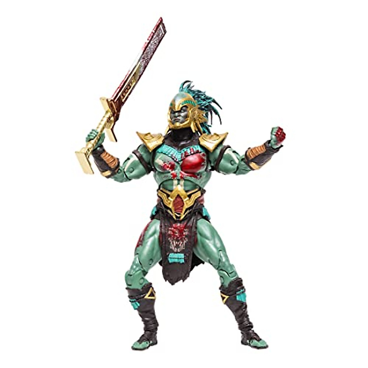 McFarlane Toys Mortal Kombat Kotal Kahn (Bloody) 7" Action Figure with Accessories