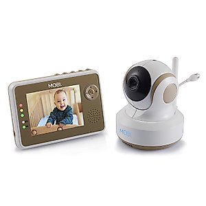 MOBI MobiCam DXR-M1 Baby Monitoring System with Smart Auto Tracking, Night Vision, Remote Pan & Tilt, Lullabies, Quad View, Baby Monitor, Baby Monitoring System, Baby Camera