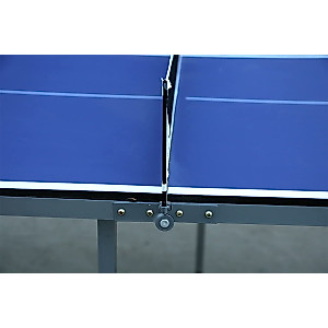 6 ft Table Tennis Table Ping-Pong Tables Set - 100% Preassembled Foldable & Portable Tables with All-Weather Aluminum Composite Frame & Removable Net for Outdoor/Indoor