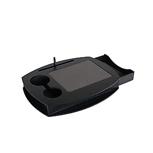 Couch Tray Table and Bed Tray Table for Breakfast in Bed and Food Tray. Coffee Table Tray and Cellphone Holder. Drawer Organizer. Portable Serving Tray. (Black)