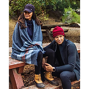 NxTSTOP Packable Airplane Travel Blanket - Soft, Machine Washable Travleisure - Compact Lightweight Cotton Throw Blanket with Attached Pouch