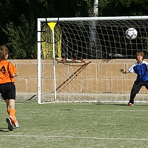 2 Pcs Soccer Top Bins Soccer Target Goal Soccer Ball Target with Highlighted Scoring Zones Corner Shooting Soccer Goal Target Nets for Shooting Accuracy Training Practice Equipment Trainer Gifts