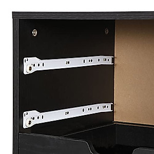 MAXCBD Nightstand Bedside Table Drawer Cabinet 5 Drawer Home Office Cabinet Storage Cabinet Storage Organization Bedroom Big Storage Space with 5 Drawer Storage Tower Dresser