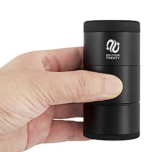 Eco Four Twenty Personal Air Filter - Aluminum with HEPA and Carbon Filters for Clean Air Filtration. Works Naturally and Eco-Friendly