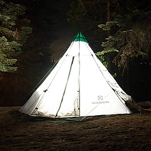 Winterial Camping Tent, 1/3/6 Person Lightweight Personal Bivy 1 to 6 Person Tent with Waterproof Tent Rainfly, Durable Stitched Tent for Camping, Beach, Backpacking,