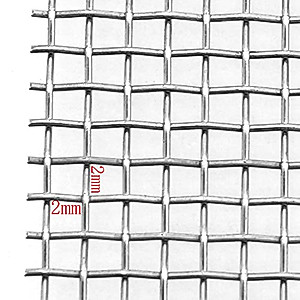 SQXBK Wire Mesh Pad 5PCS 8 x 20cm / 3.15 x 7.87inch Aquarium Fish Tank Plants Stainless Steel Wire Mesh Pads Moss Nets