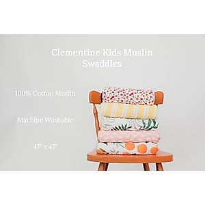 Clementine Kids Muslin Infant Swaddles (Clementine)
