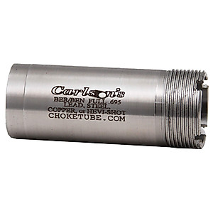 Carlsons Choke Tubes 12 Gauge Compatible for Beretta Benelli Mobil [ Full | 0.695 Diameter ] Stainless Steel | Flush Mount Replacement Choke Tube | Made in USA