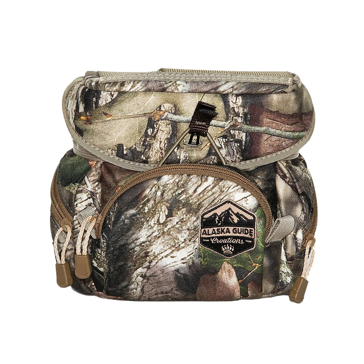 Alaska Classic HBS Bino Pack | Camo Binocular Harness Vest | Hunting Binoculars and Rangefinder Pouch (Mossy Oak Break-Up Country)
