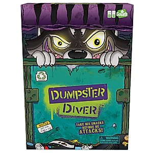 Goliath Dumpster Diver Game - Take Raccoon's Snacks Before His Paw Jumps Out to Defend His Goodies - No Reading Required - Ages 4 and Up, 2-4 Players